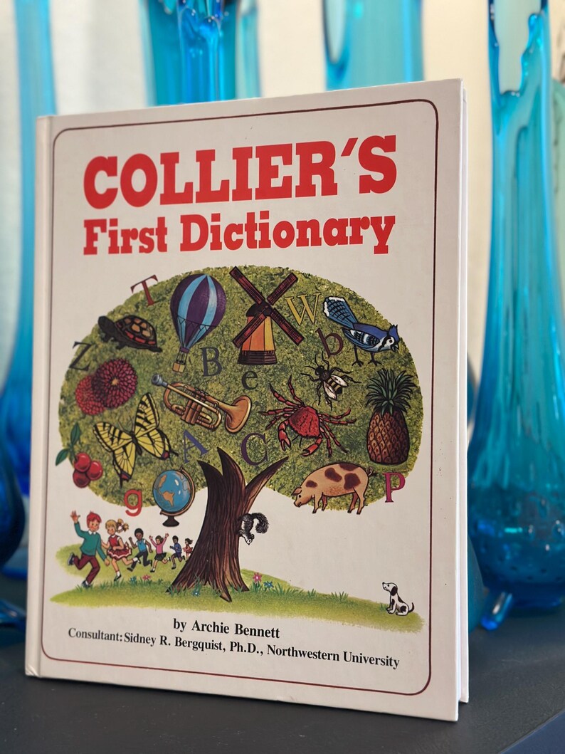 Vintage 1989 Collier’s First Dictionary Hard Cover Children’s Book - Etsy