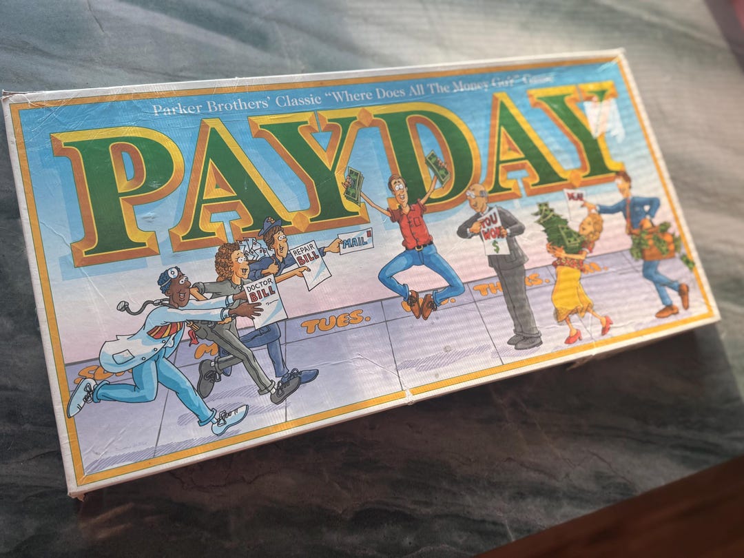 Vintage PAYDAY Board Game by Parker Brothers | Classic Family Board ...