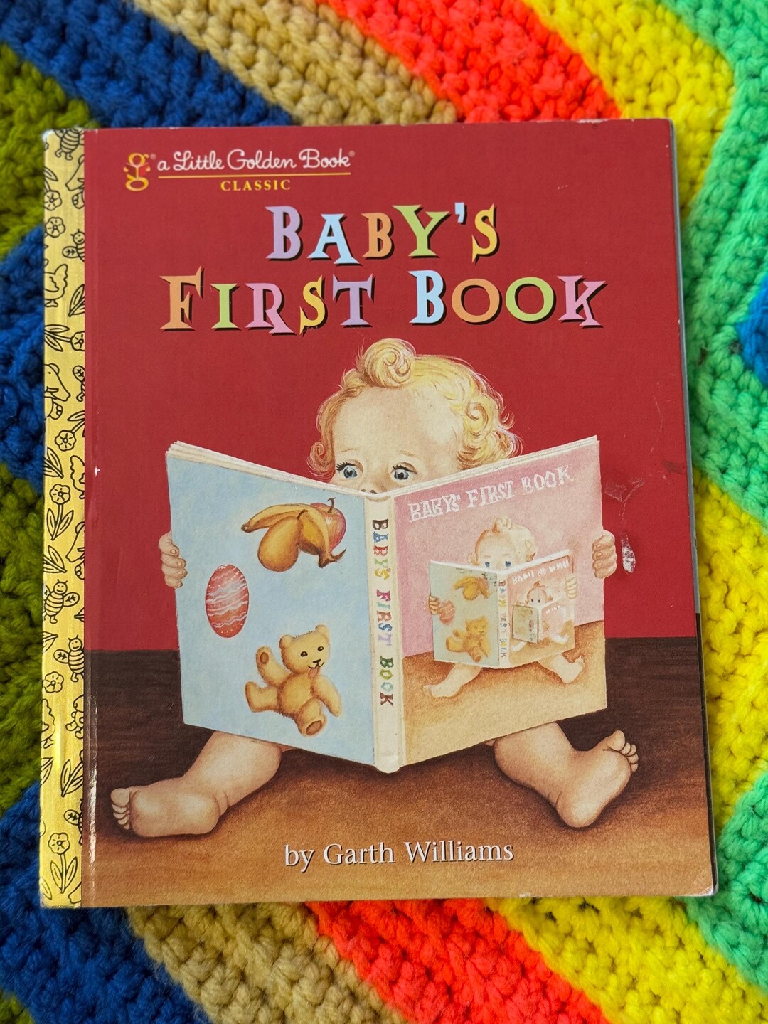 Vintage 1987 Little Golden Book Babys First Book - Etsy