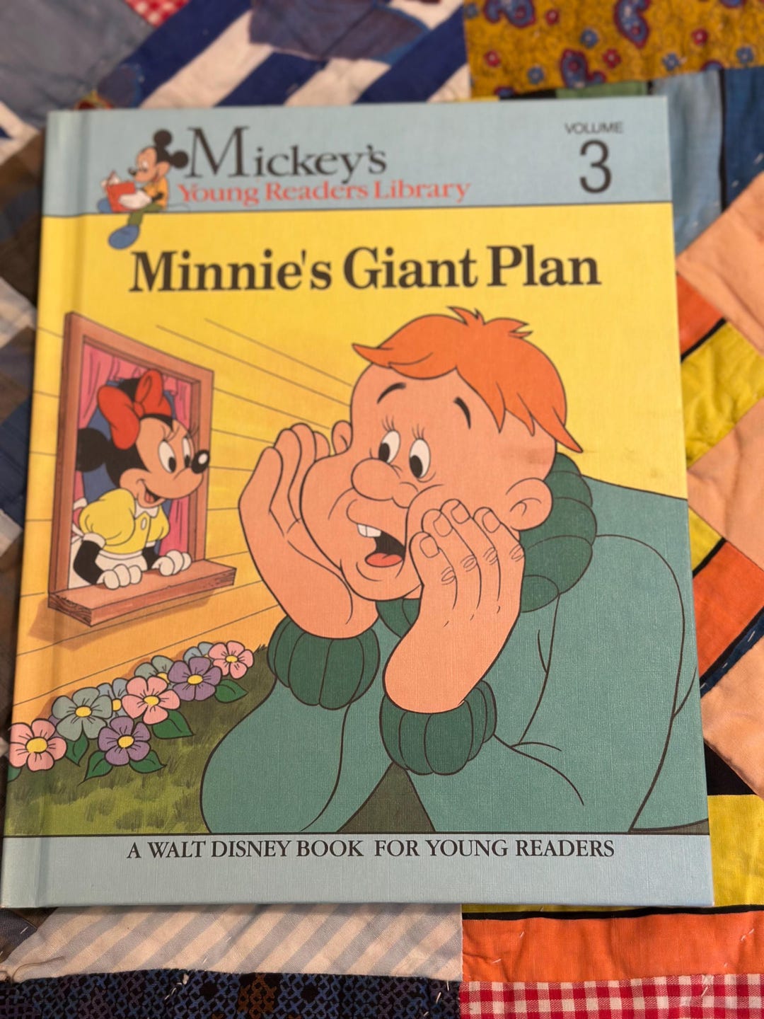 Vintage Disney Book minnies Giant Plan volume 3 Mickeys Young Readers ...