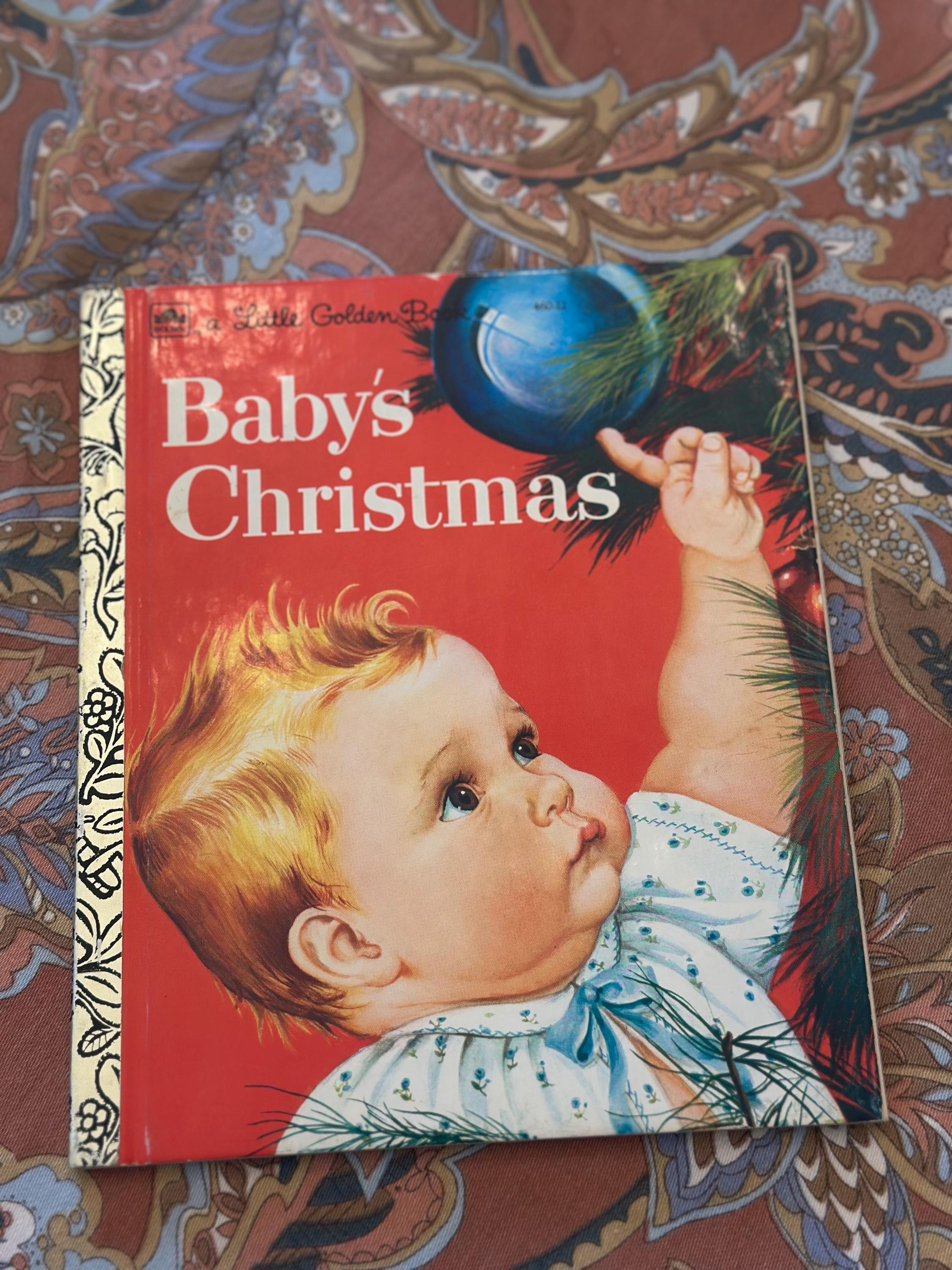 Vintage 1959 Little Golden Book Babys Christmas Childrens Book - Etsy