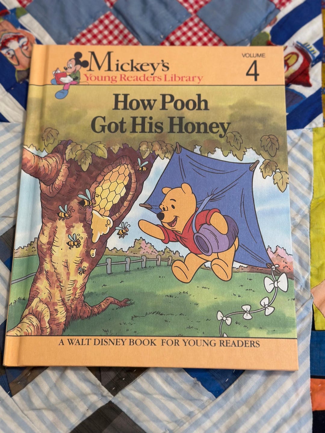Vintage Disney how Pooh Got His Honey Hardcover Book Mickeys Young ...