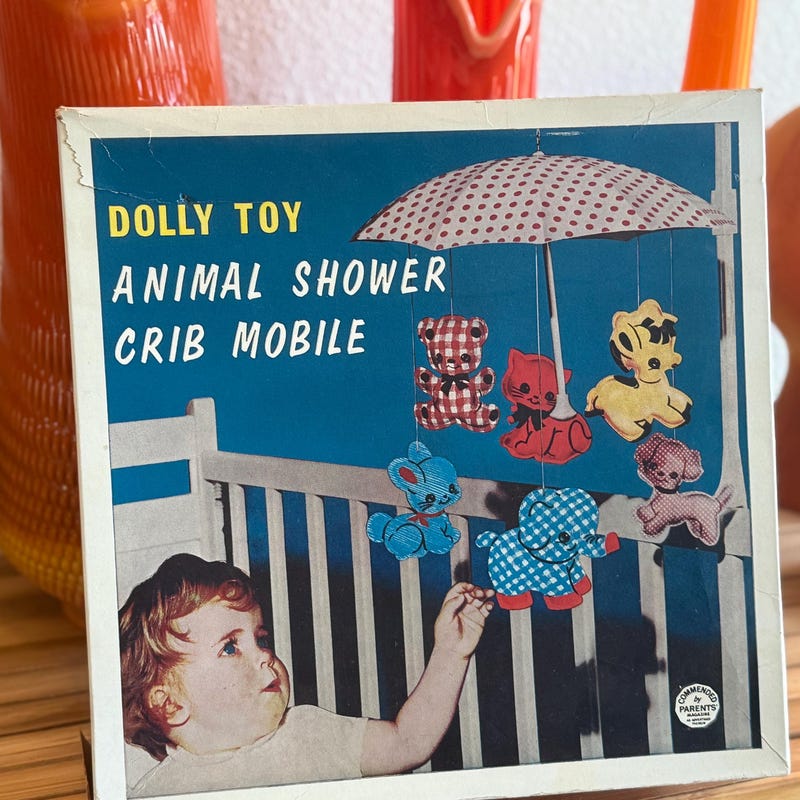 Vintage Crib Mobile - Etsy