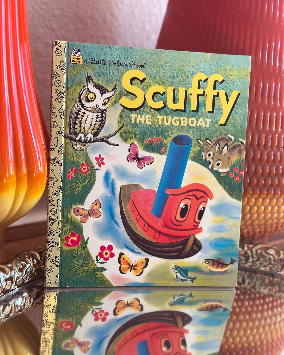 Vintage 1983 Scuffy the Tugboat Childrens Little Golden Book - Etsy