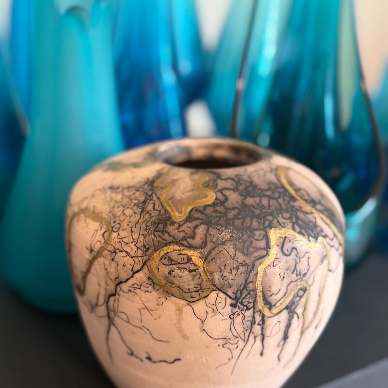 Raku Pottery - Etsy