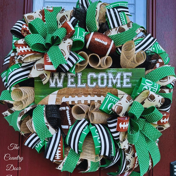 Football Wreaths - Etsy
