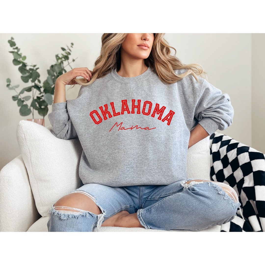 Unisex Gildan™ Crewneck Sweatshirt Oklahoma Mama Oklahoma Mom Oklahoma ...