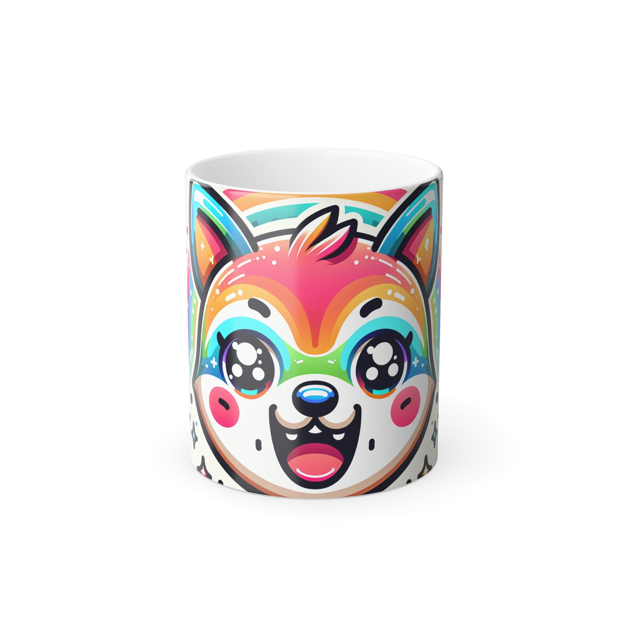Heat-reactive Surface Reveals Design Mug, Mug Changes Color Suprise ...
