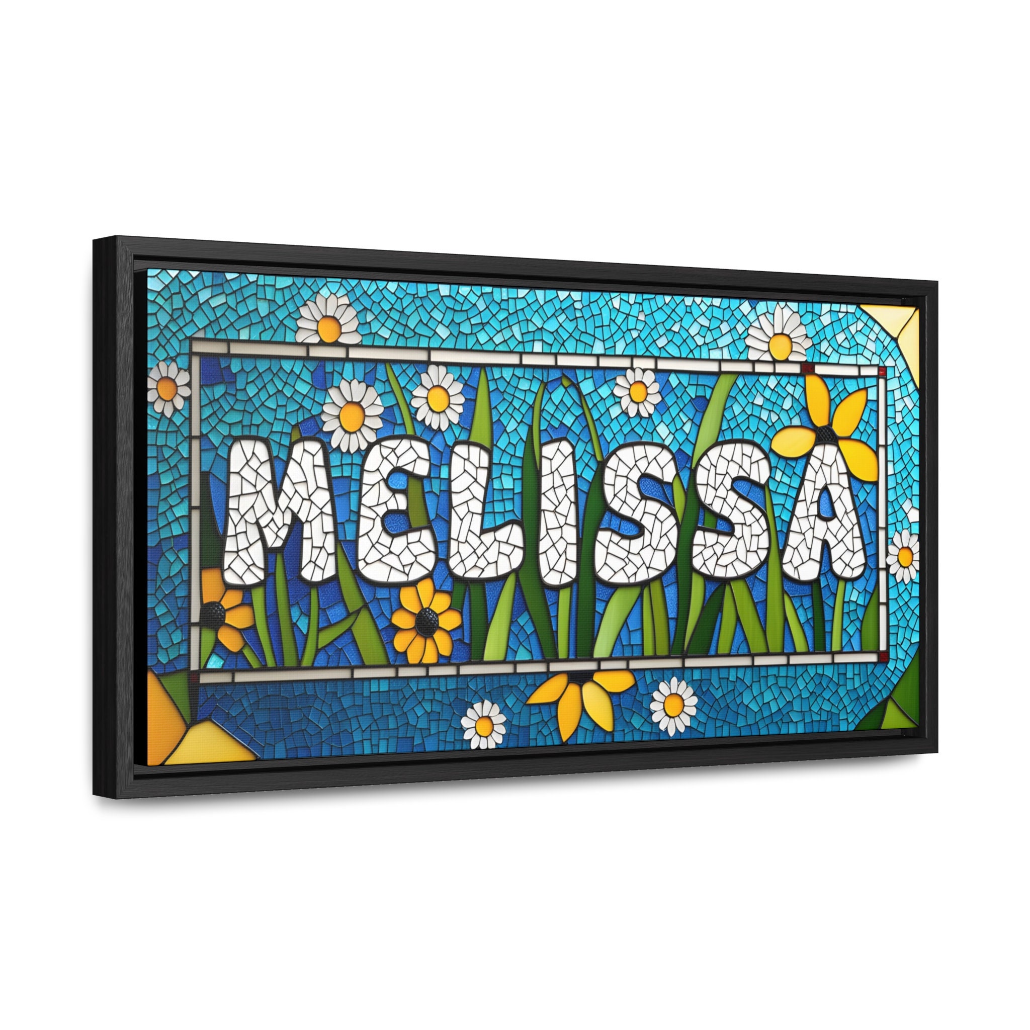 Custom Stained Glass Effect Name Sign, Personalized Newborn Gift ...