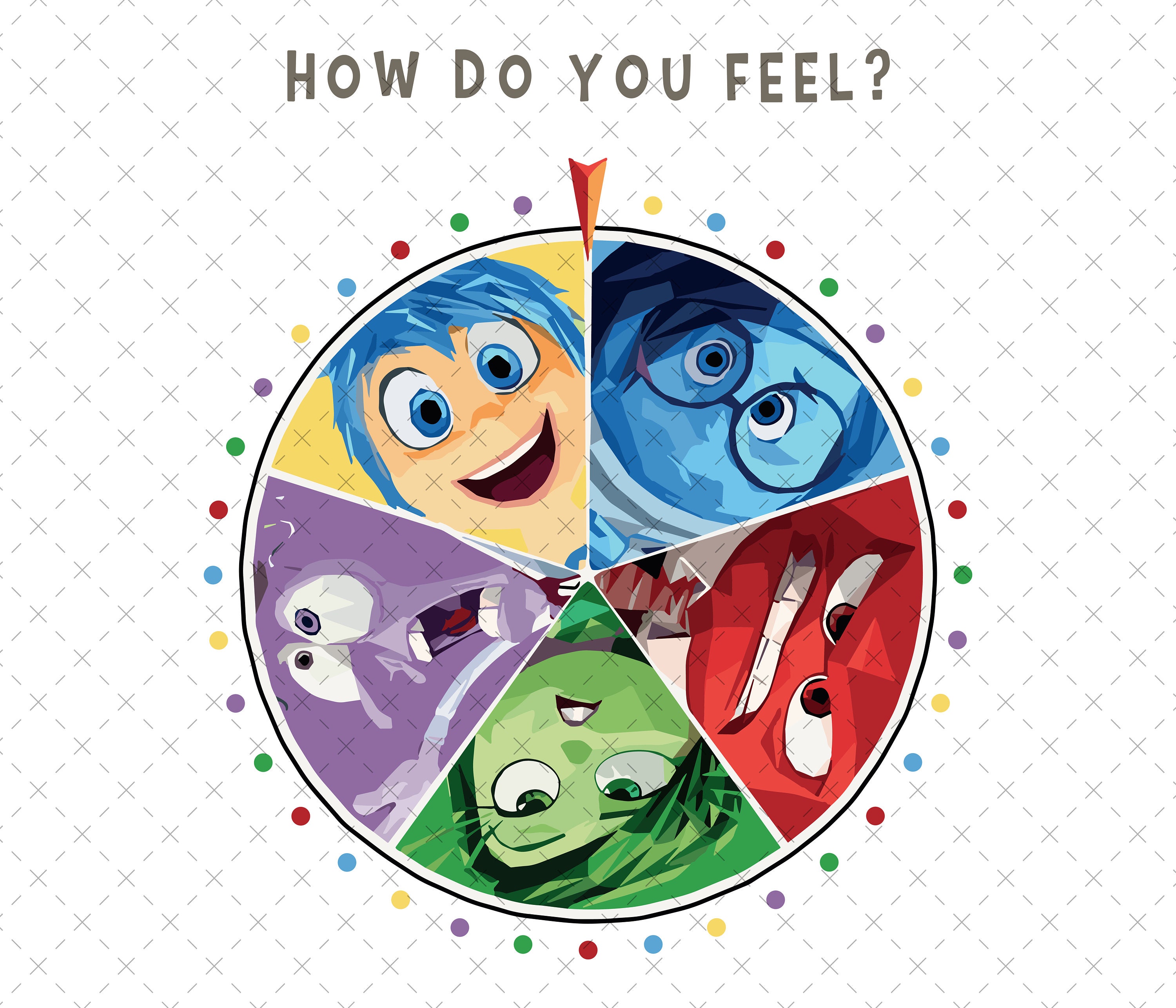 Inside Out PNG, Inside Out Characters Digital Download, Inside Out How ...