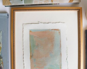 The Smell of Rain: Original Abstract Painting, Original Art on Handmade ...