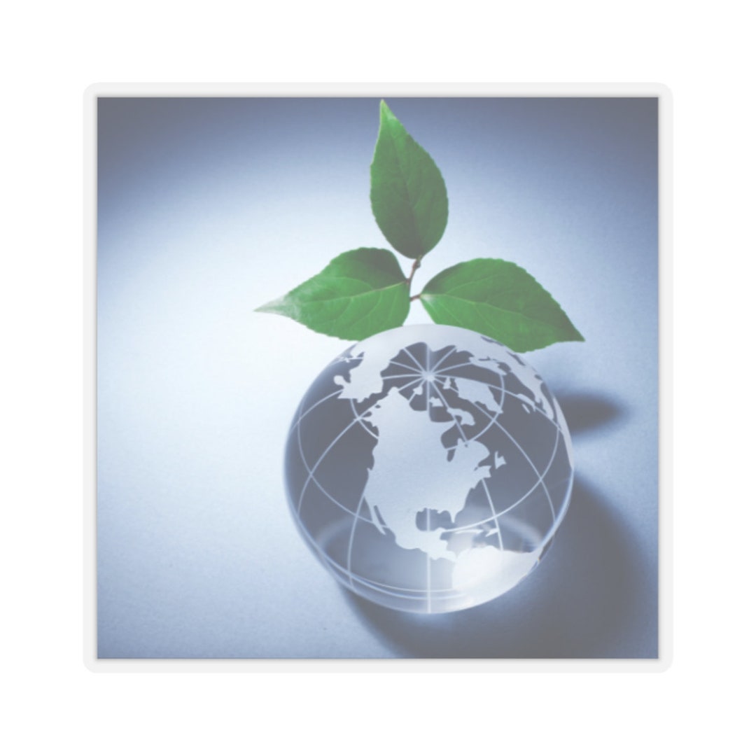 Think Green Stickers - Etsy