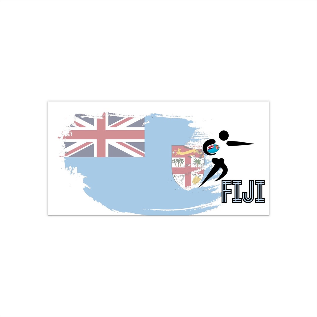 Fiji Rugby Themed Bumper Stickers - Etsy