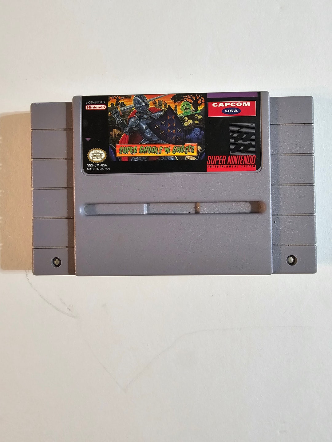 SNES Super Ghouls and Ghosts - Etsy
