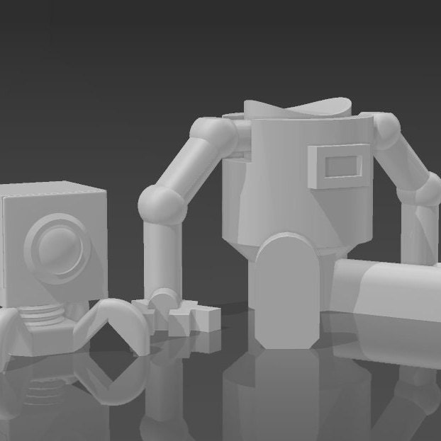 3d Robot STL for AIO Cooler W/bonus Animation - Etsy