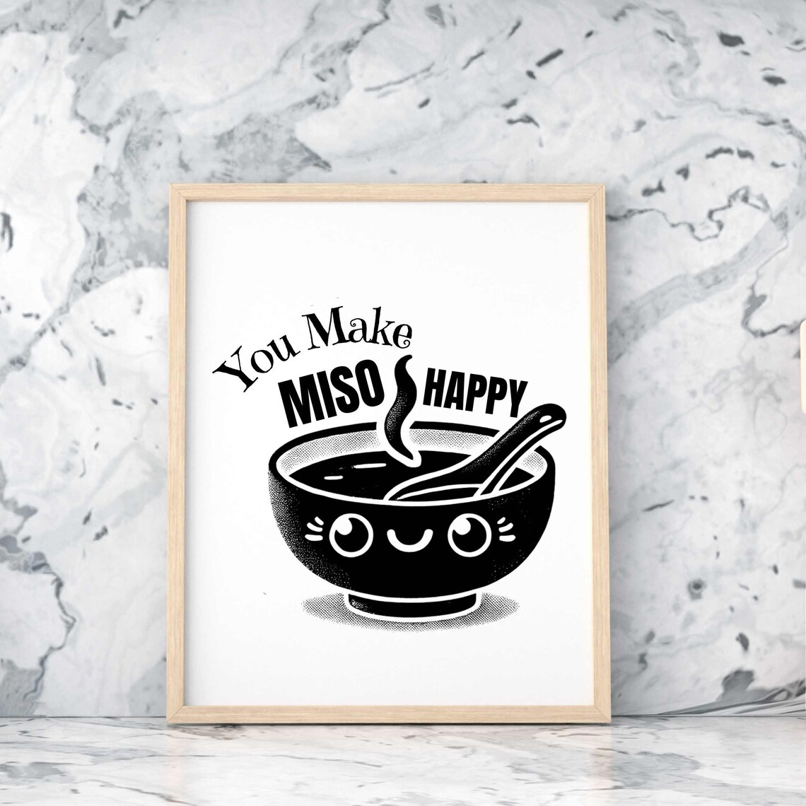 You Make Miso Happy PNG - Cute Soup Valentine's Pun Digital Download ...