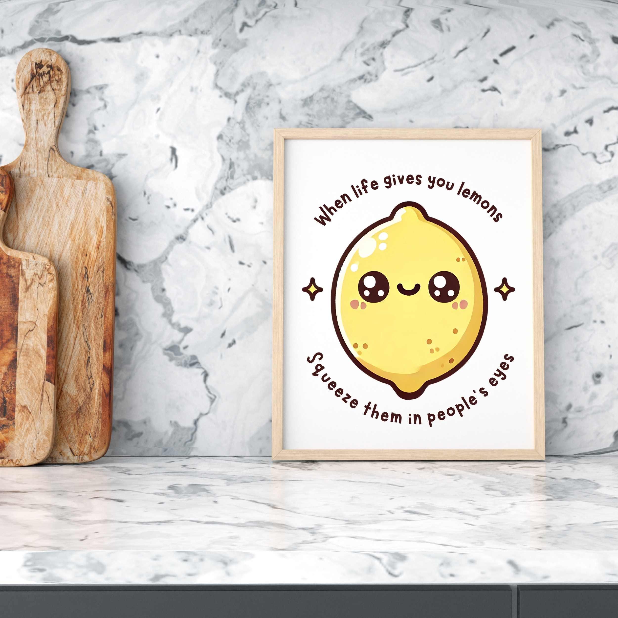 Cute and Funny Lemon PNG Clipart | When Life Gives You Lemons Quote ...