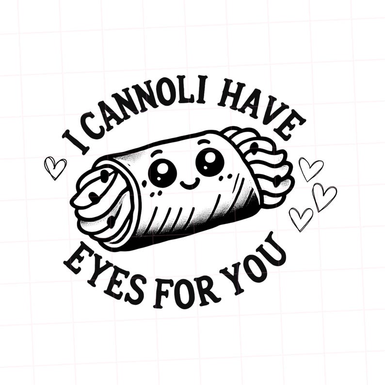 I Cannoli Have Eyes for You PNG - Cute Avocado Couple Cut File - Funny ...