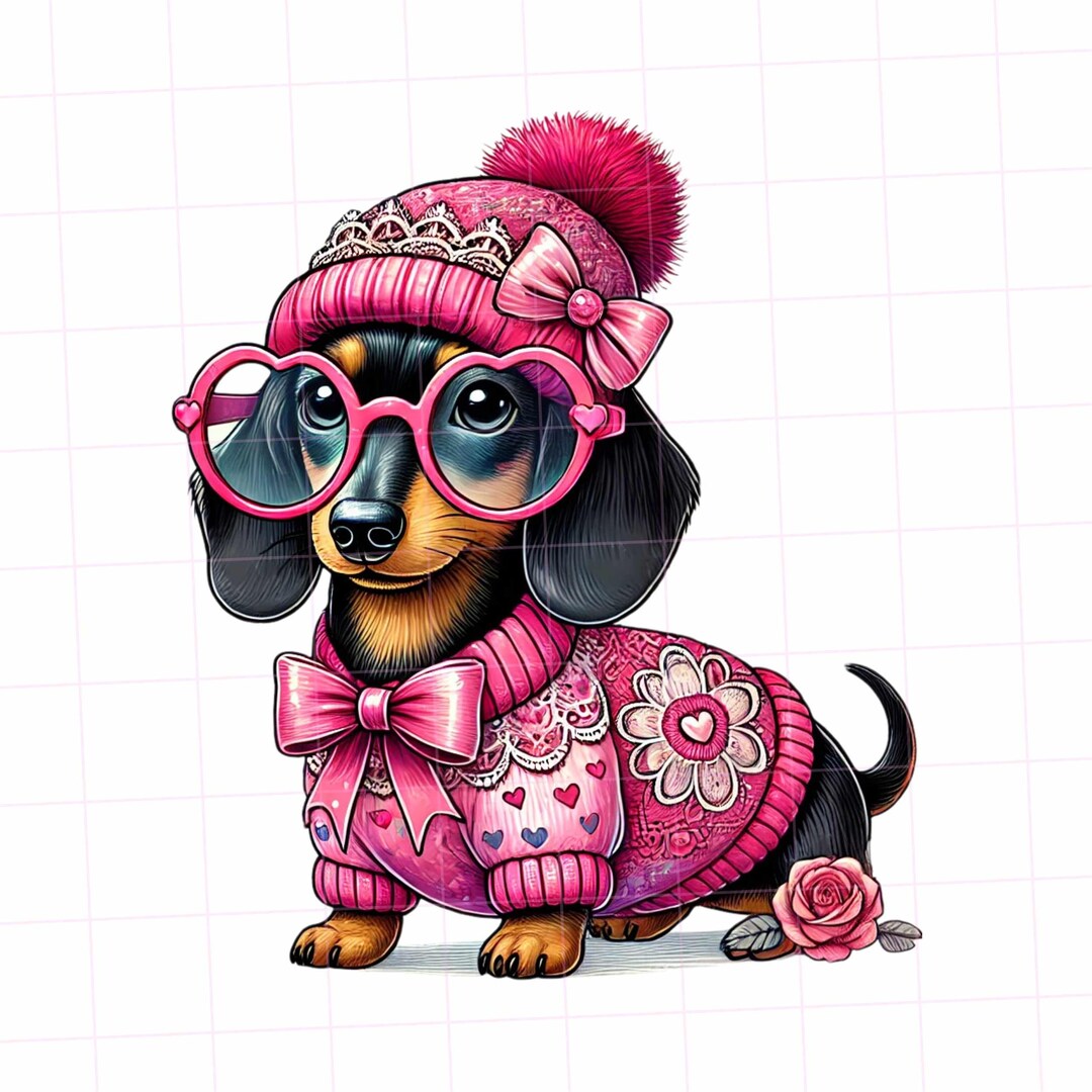 Valentine's Day Dog, Cute Puppy Png, Dog With Bow Png, Cute Dog ...