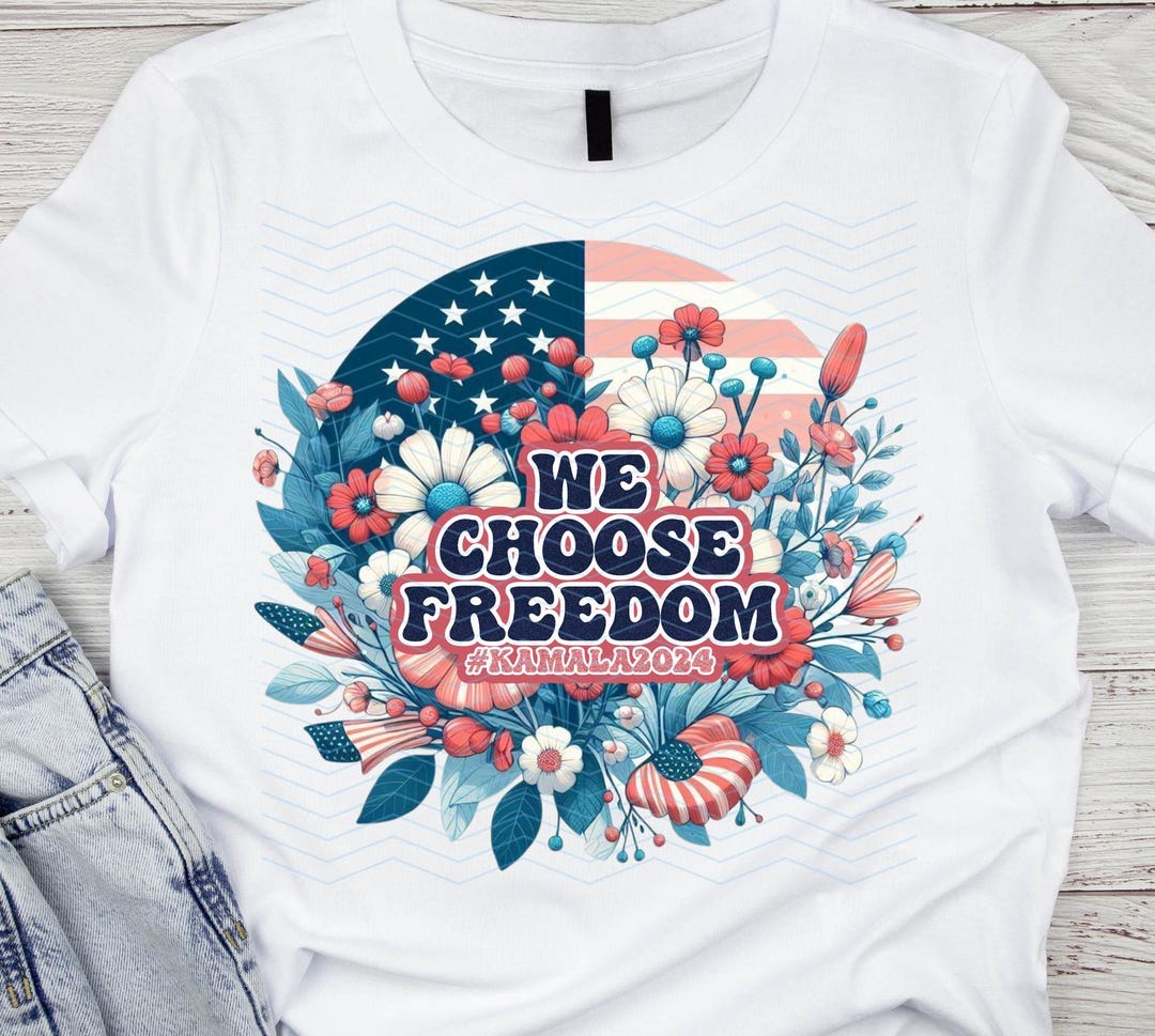 Kamala Harris We Want Freedom PNG, Great for Sublimation, 300DPI - Etsy