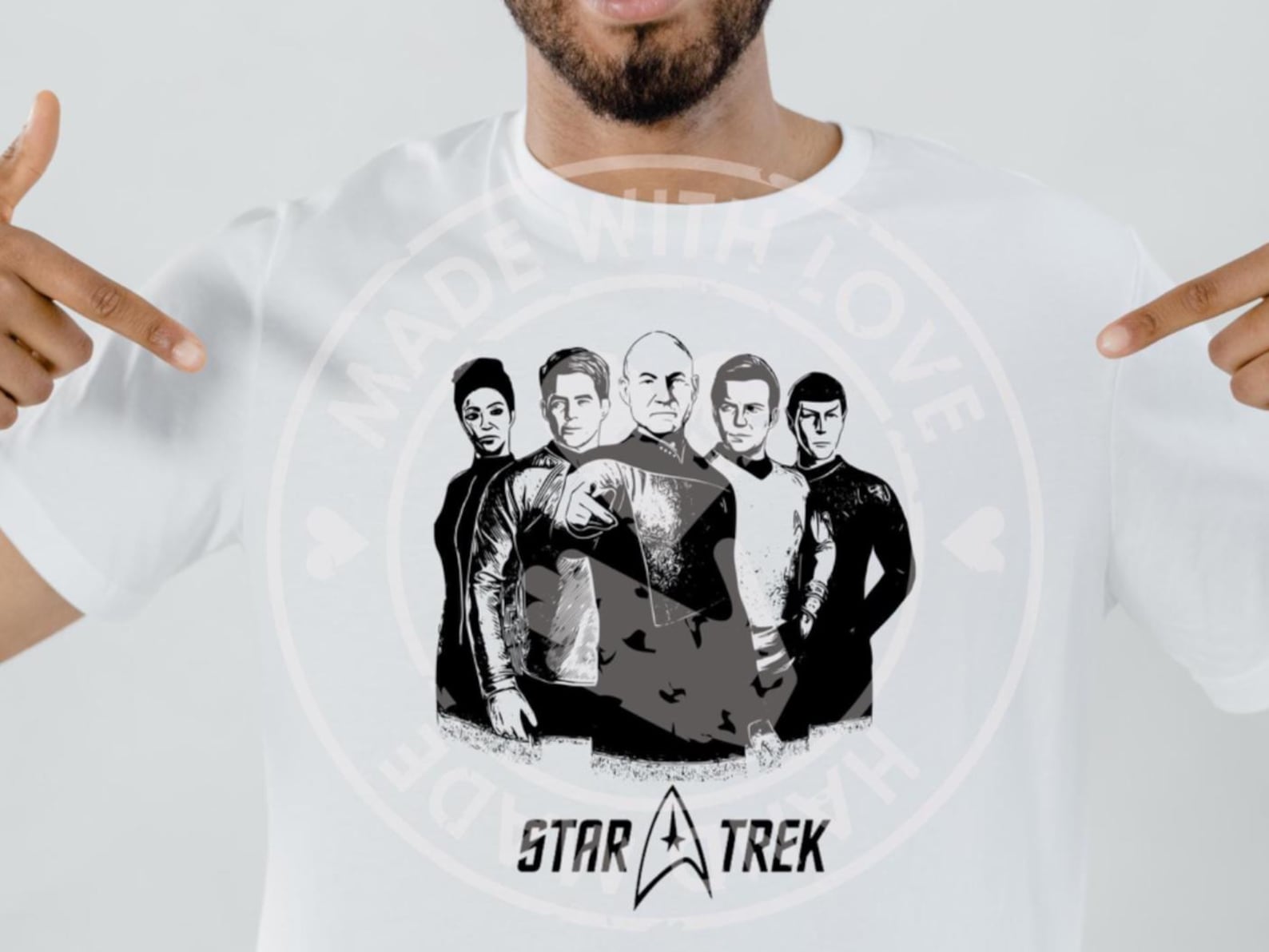 Spock and Crew PNG: Star Trek Sublimation Design (digital Download) - Etsy