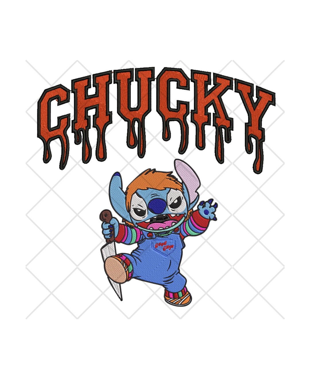 Stitch Chucky PNG, Great for Sublimation, 300DPI - Etsy