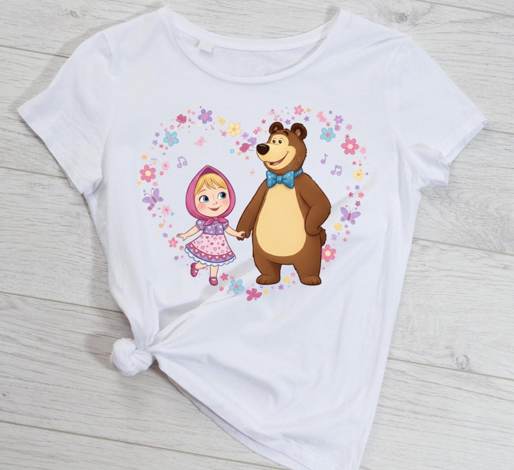 Masha and the Bear PNG: Sublimation Design (300DPI) (digital Download ...