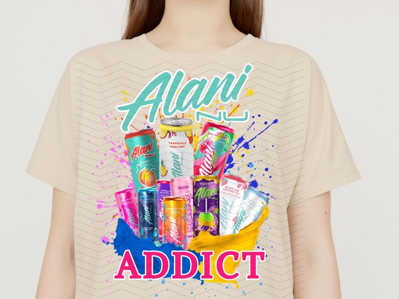 Alani Energy Addict PNG File: Sublimation Design (300DPI) - Etsy