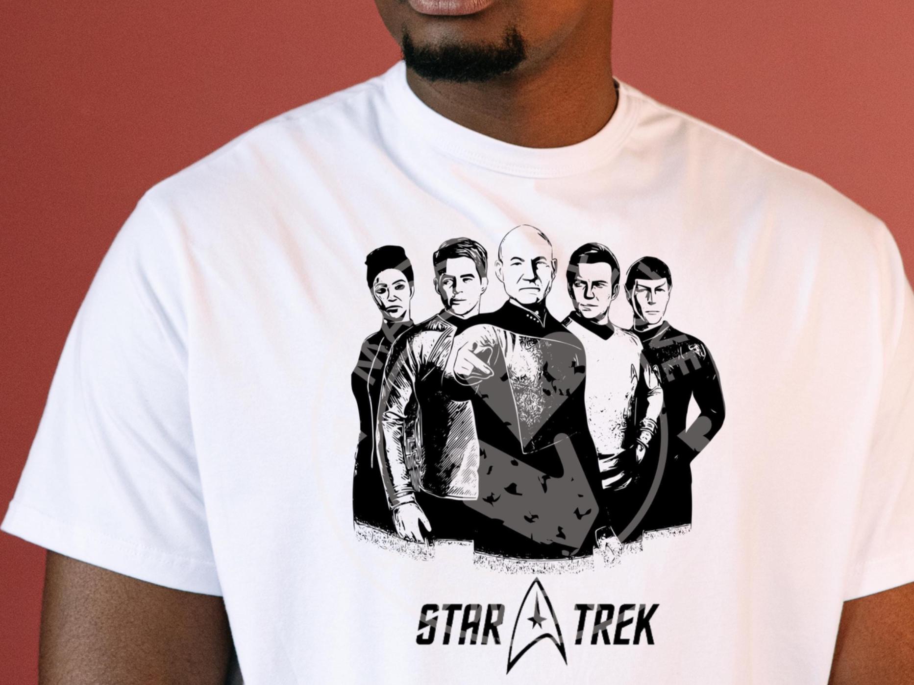 Spock and Crew PNG: Star Trek Sublimation Design (digital Download) - Etsy