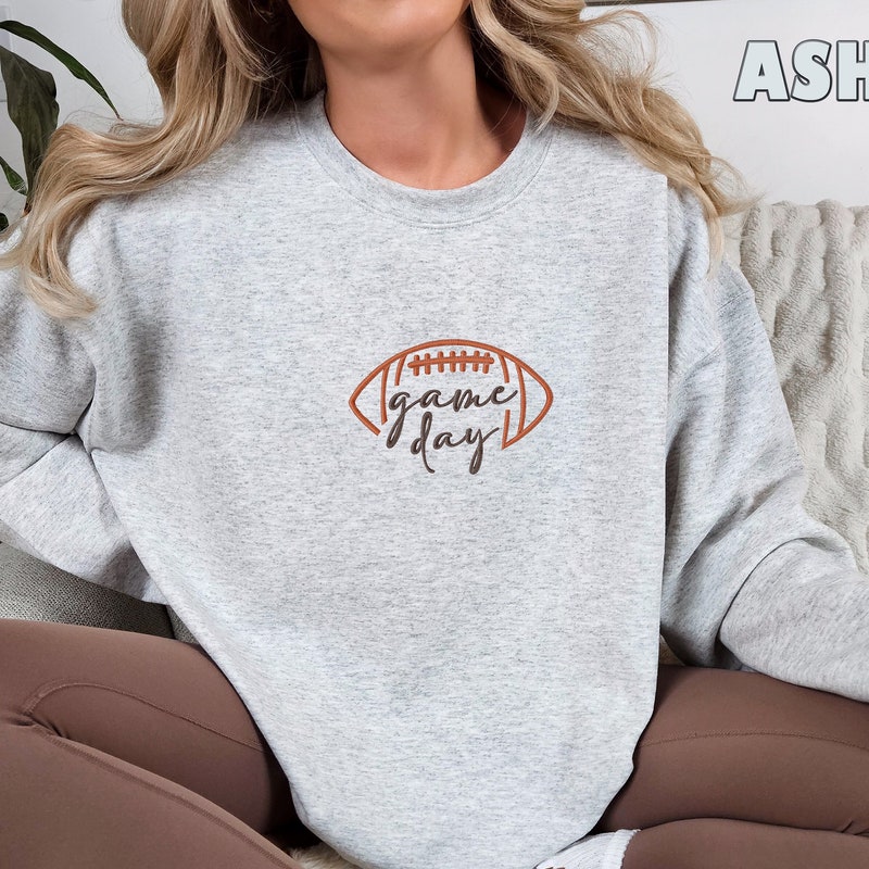 Embroidered Football - Etsy