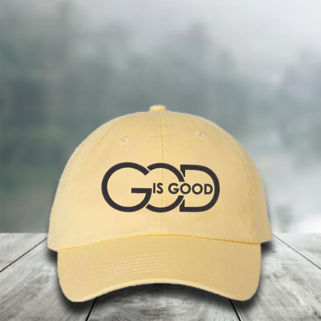 Embroidered God is Good Hat, Inspirational Dad Hat, Jesus Christ ...