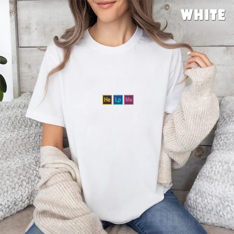 Embroidered Helpme Shirt, Funny Graphic Designer Shirt, Tech Worker ...