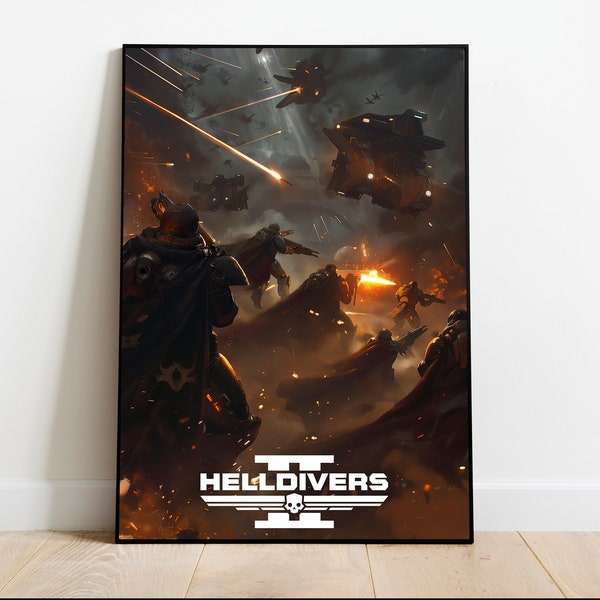 Helldivers 2 Poster - Etsy