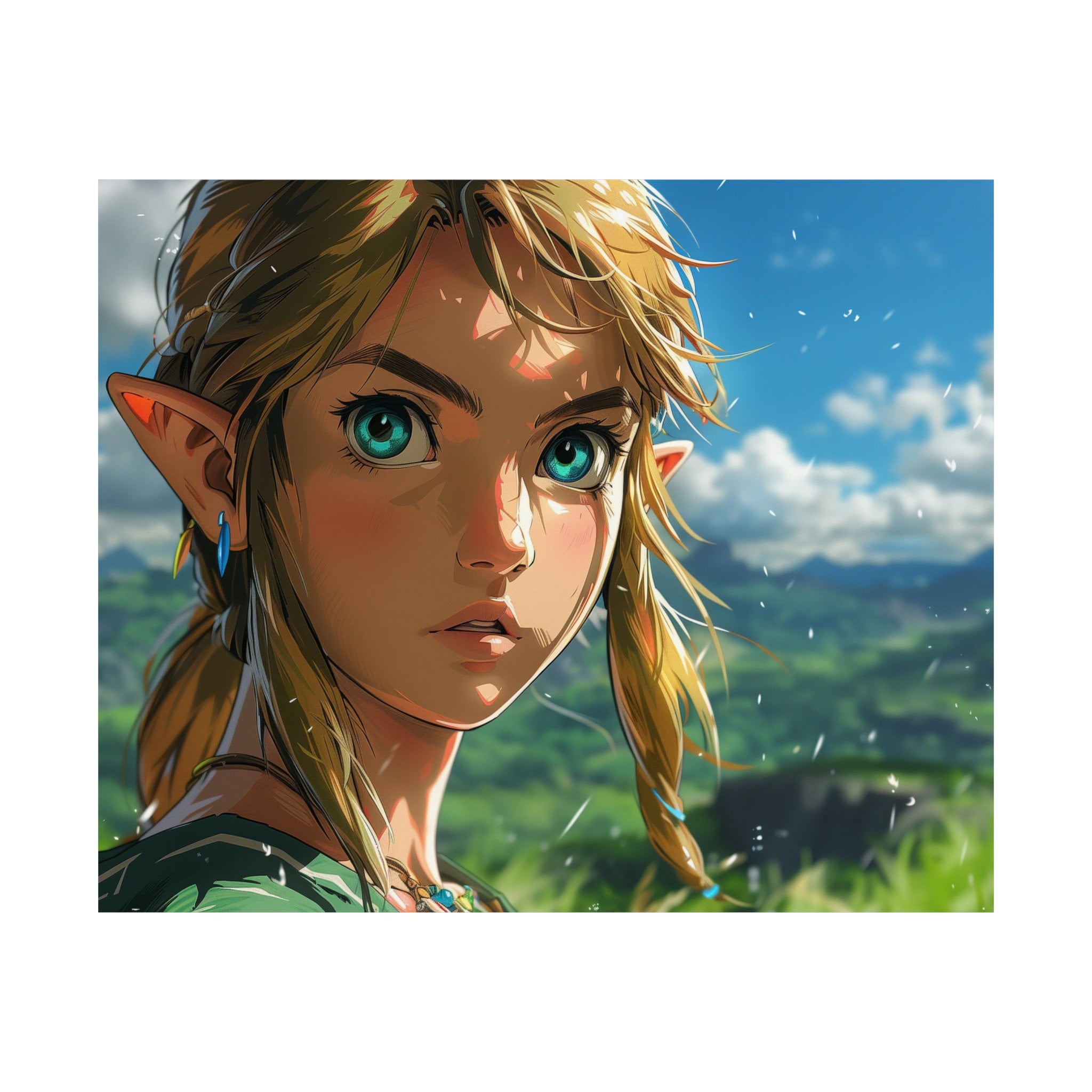 Young Link Art Print: Tears of the Kingdom, Breath of the Wild Poster ...