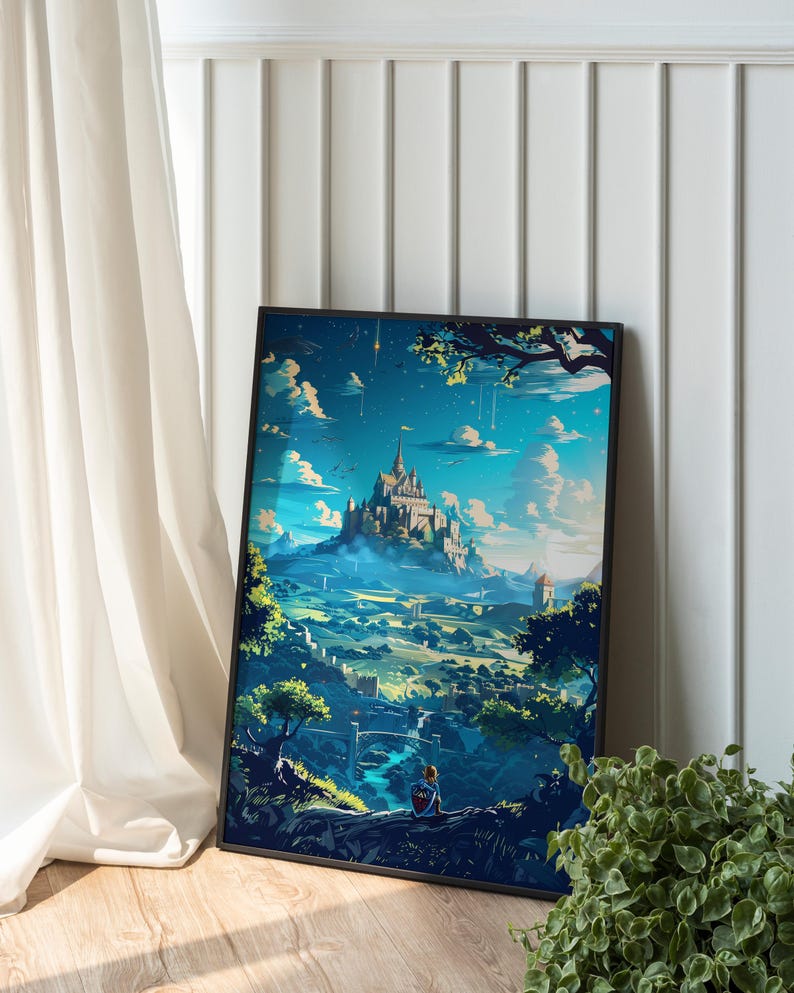 Zelda Breath of the Wild Poster: Hyrule Kingdom Pixel Art - Etsy