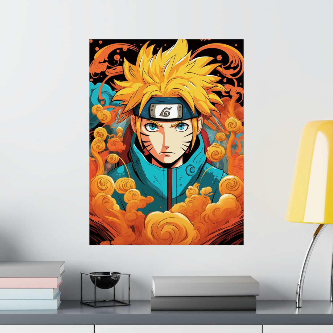Naruto Uzumaki, Art Inspired by the Amazing Anime Naruto, Poster Art ...