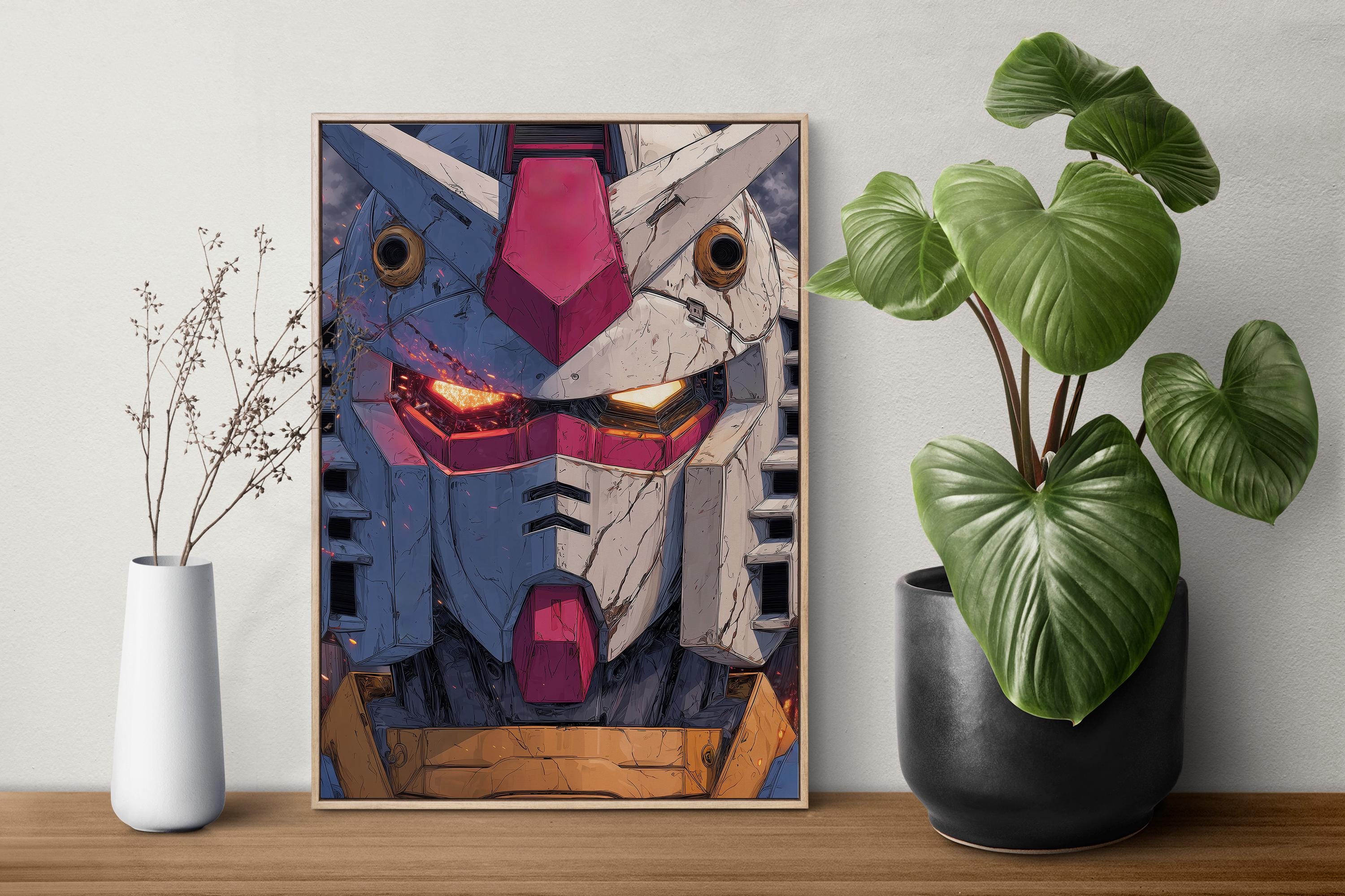 Battle Damaged Gundam Poster: Anime Mecha Fan Art (digital Download) - Etsy