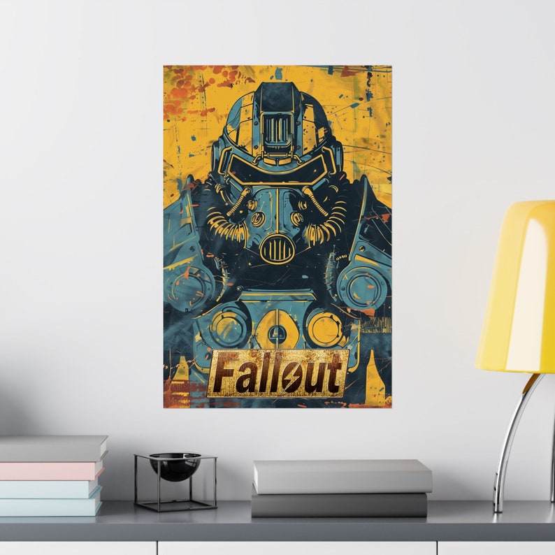 Fallout Power Armor Poster Art: Wasteland Decor - Etsy