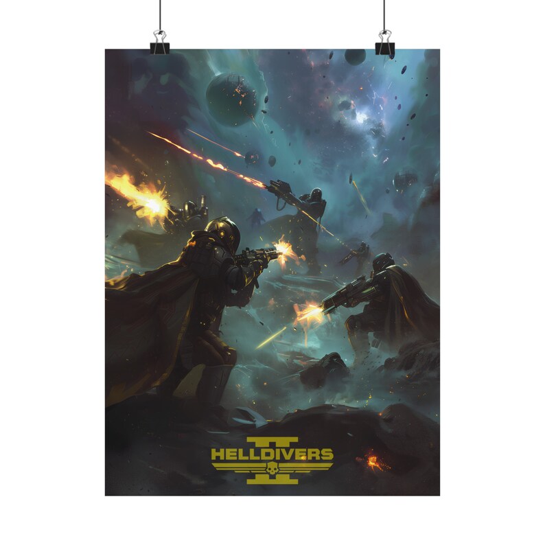 Helldivers 2 Poster, Helldivers 2 Wall Art, Poster Art, Helldivers ...