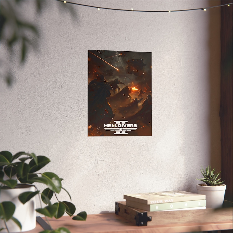 Helldivers 2 Poster, Helldivers 2 Wall Art, Helldivers, Poster Art, Malevelon Creek, Ready to ...