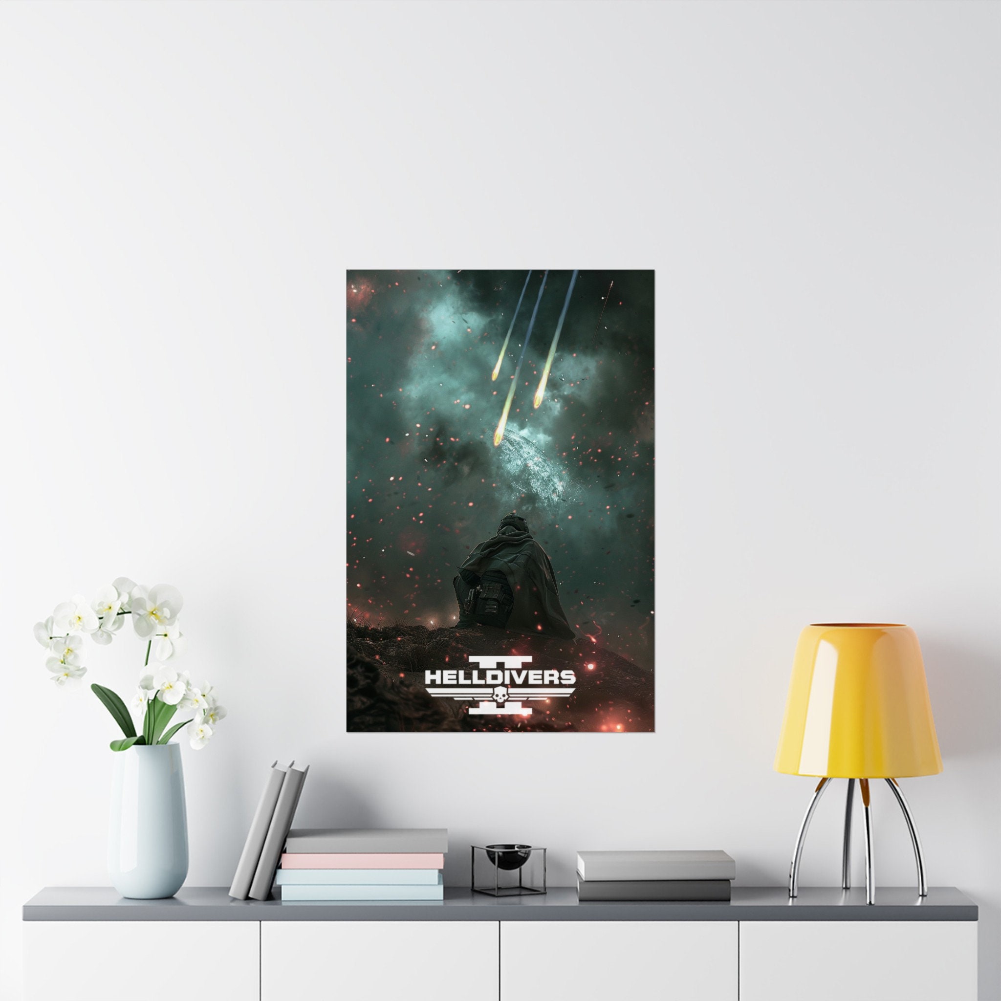Cartel de Helldivers 2, Helldivers 2 Wall Art, Poster Art, Helldivers, Malevelon Creek, Cartel ...