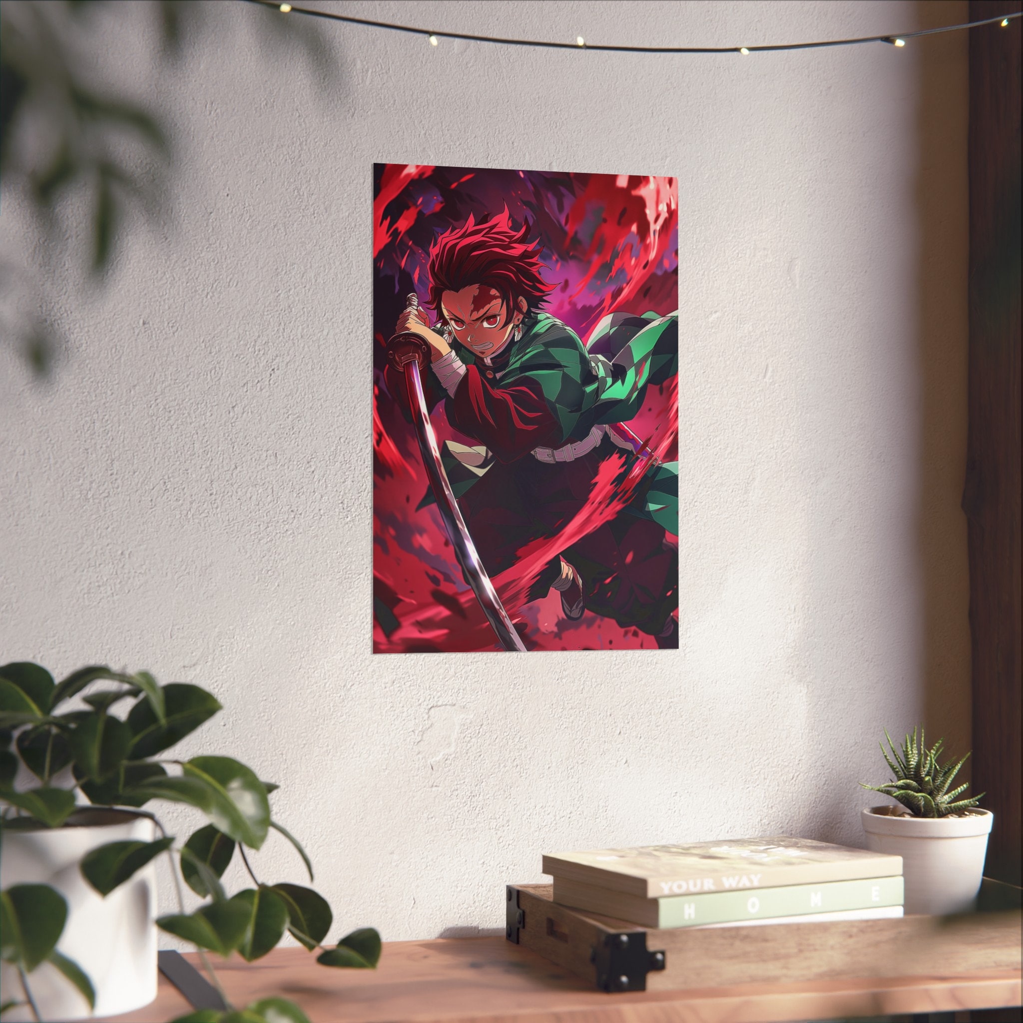 Tanjiro Kamado Anime Poster Art: Inspirational Manga Print - Etsy