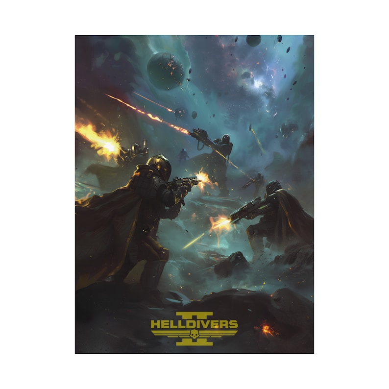 Helldivers 2 Poster, Helldivers 2 Wall Art, Poster Art, Helldivers, Malevelon Creek, Ready to ...