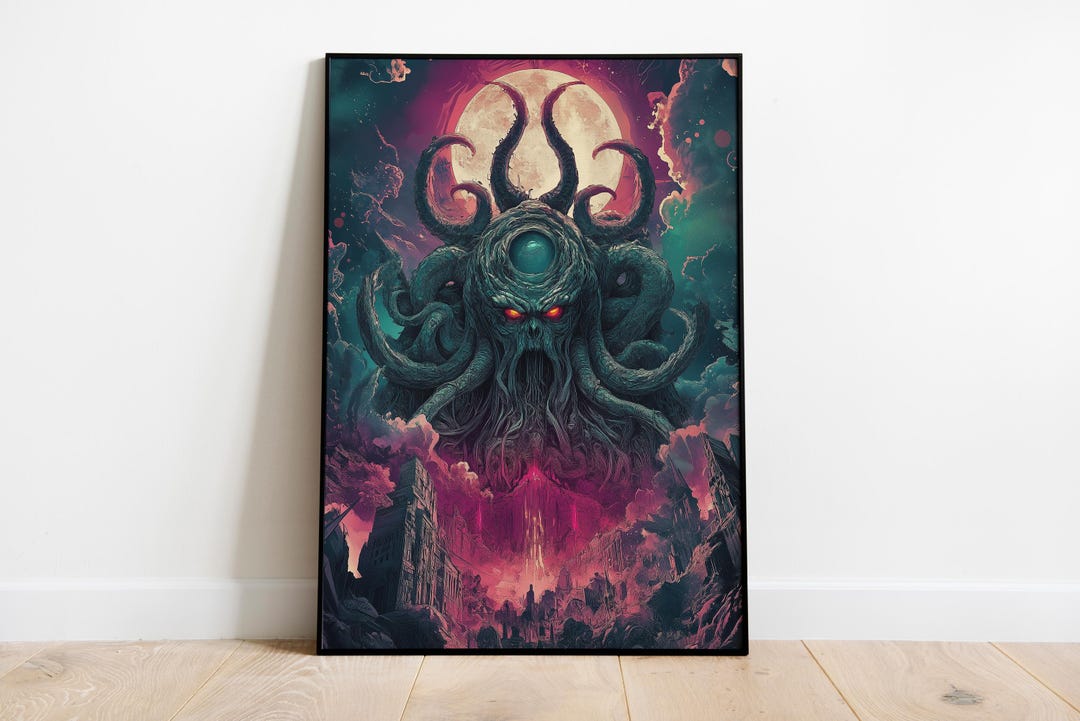 Cthulhu Wall Art: Lovecraftian Eldritch Gods Giclée Print - Etsy