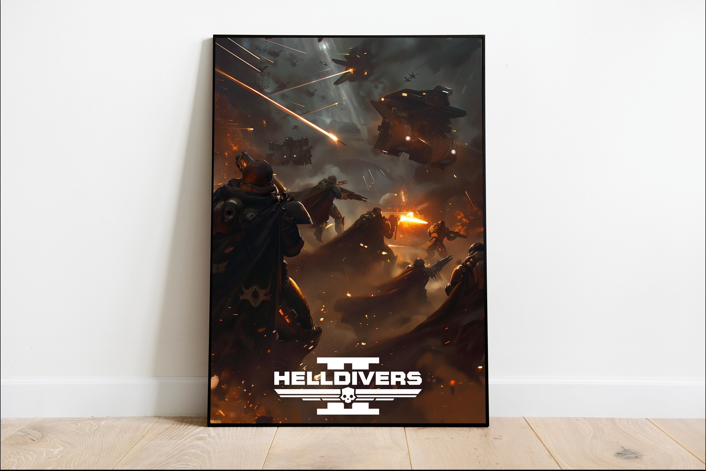Helldivers 2 Poster, Helldivers 2 Wall Art, Helldivers, Poster Art, Malevelon Creek, Ready to ...