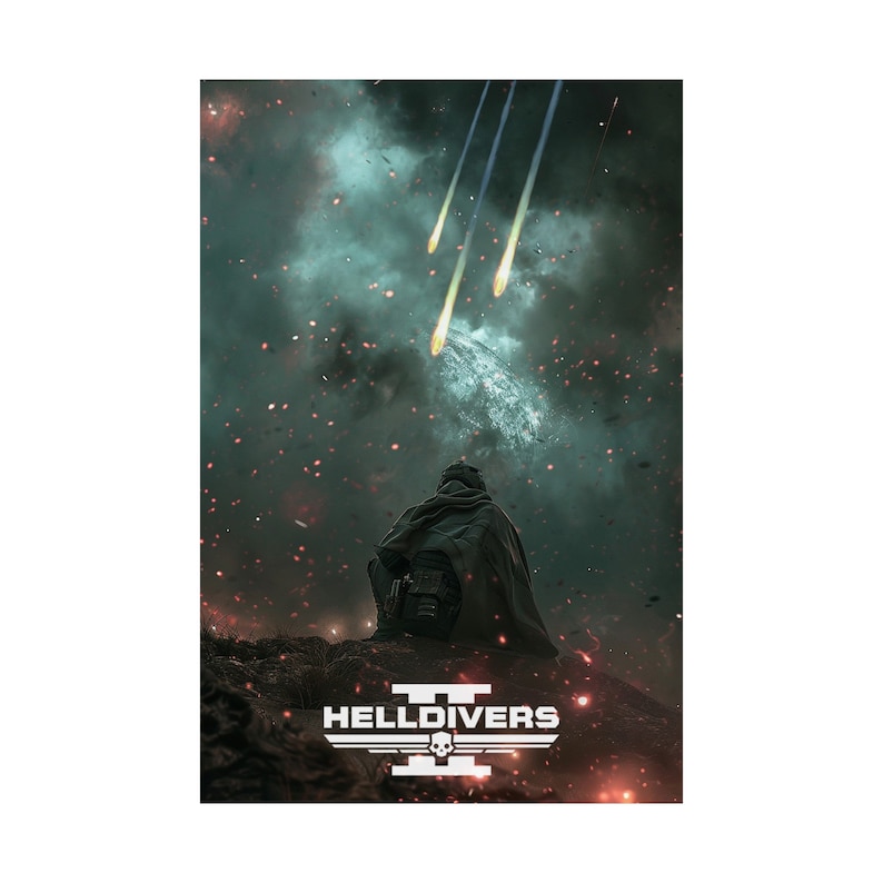 Helldivers 2 Poster, Helldivers 2 Wall Art, Poster Art, Helldivers, Malevelon Creek, Ready to ...