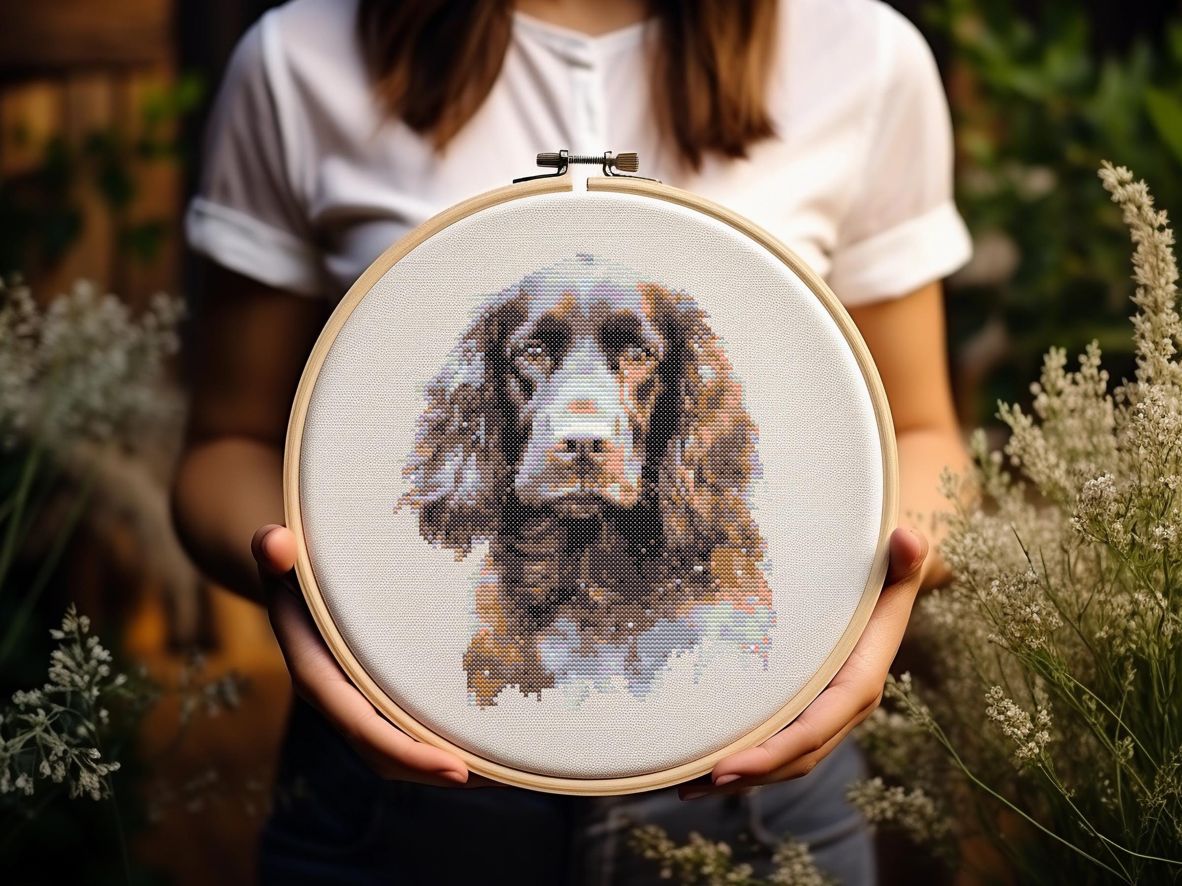 Spaniel - Cross Stitch Pattern - Dog - Cocker Spaniel - Water Spaniel ...