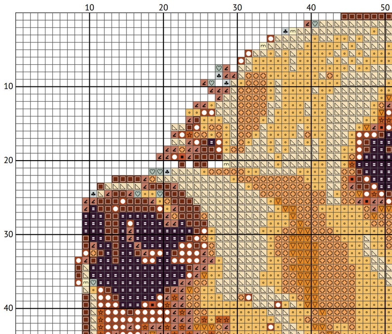 Golden Retriever Cross Stitch Pattern Dog Embroidery Digital Download ...