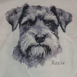 Schnauzer - Cross Stitch Pattern - Dog - Embroidery - Digital Download ...