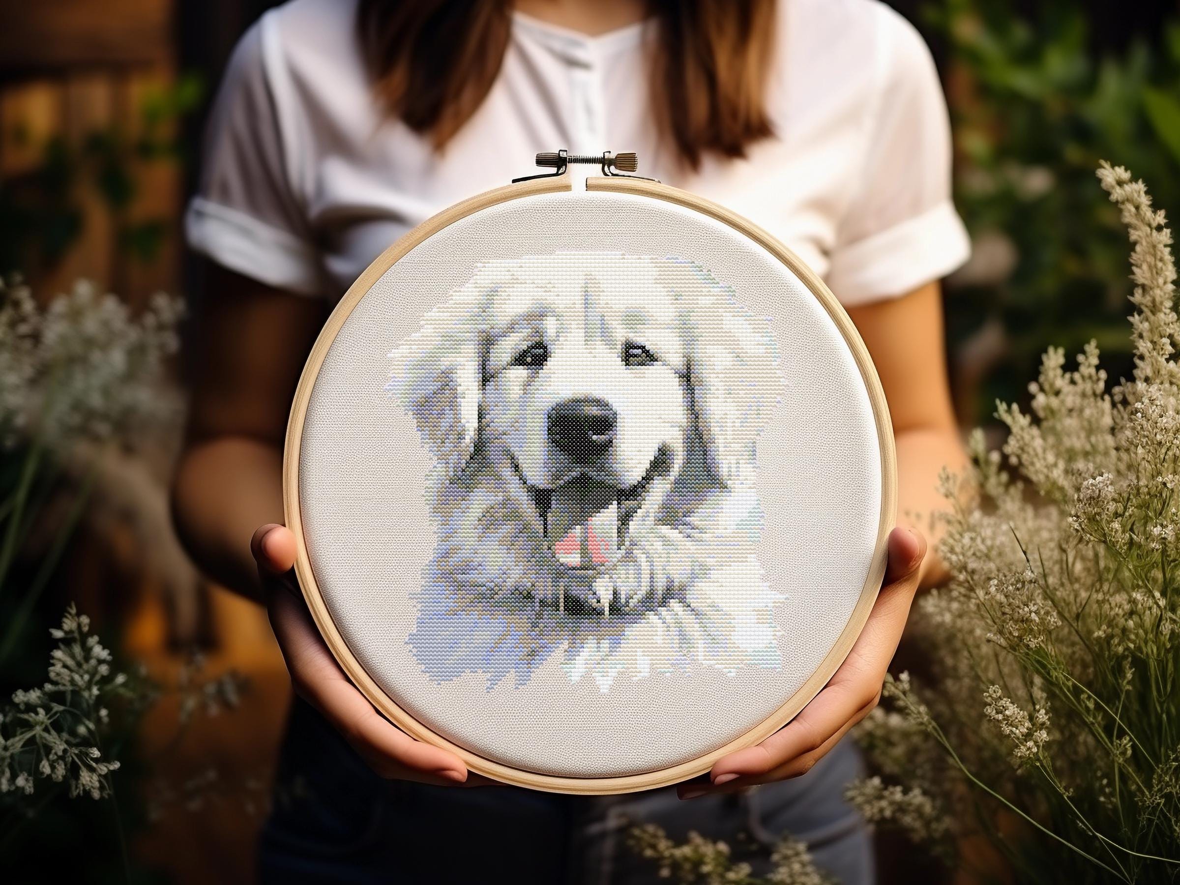 Great Pyrenees Cross Stitch Pattern - Dog - Embroidery - Digital ...